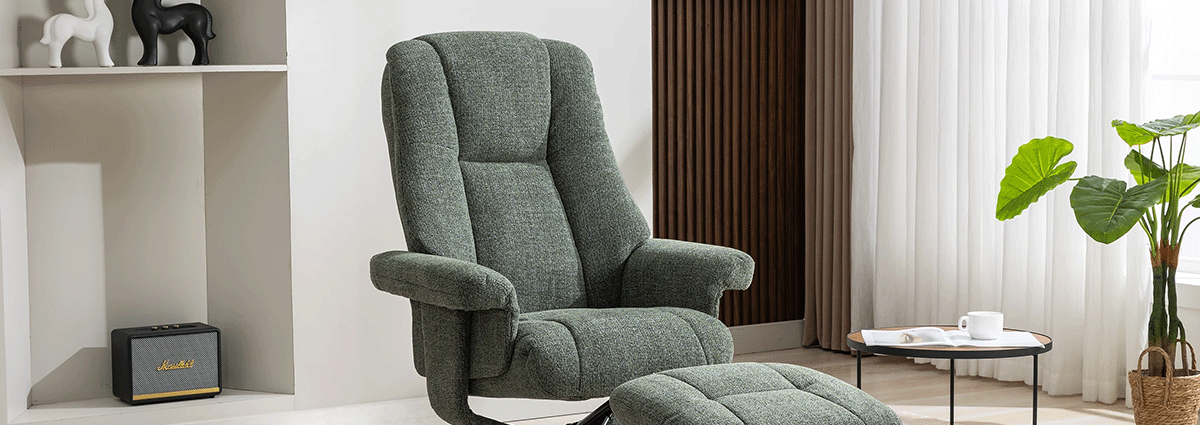 Denver Fabric Swivel Chair Chrysties